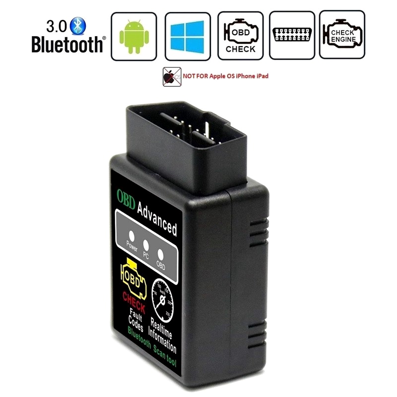 Elm327 V2.1 Leitor De Carro Bluetooth Obd2 Android Auto Torque D ...