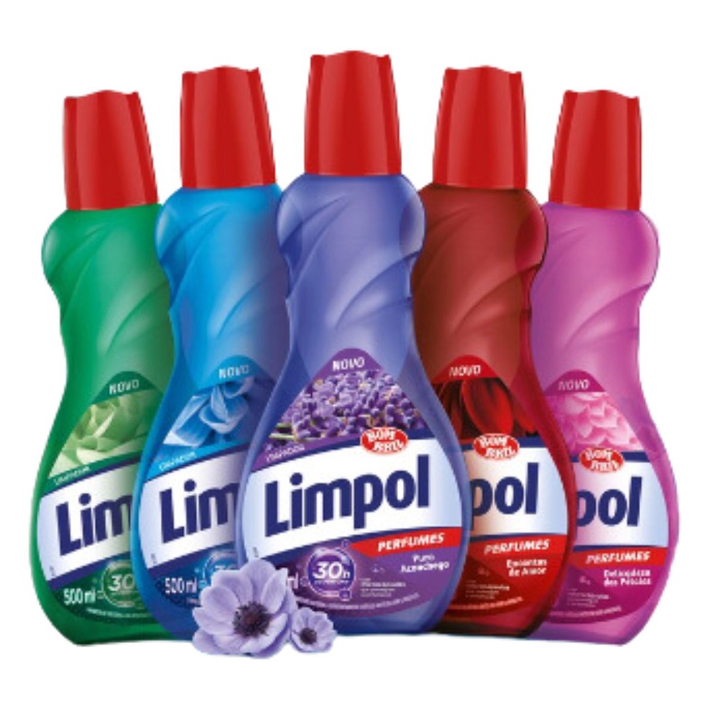 Limpador Perfumado Diversas Fragrâncias Limpol Bombril 500Ml | Shopee ...