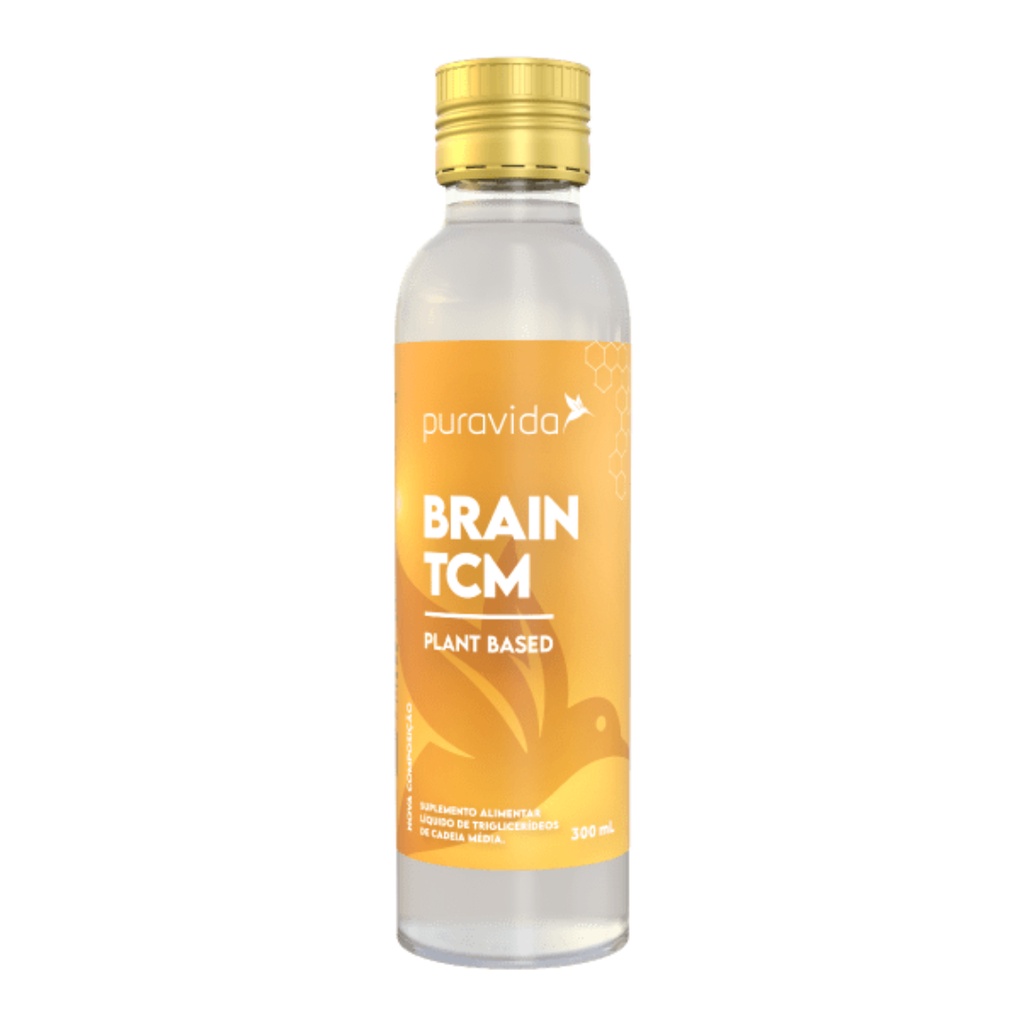 Brain TCM Triglicerídeos de Cadeia Média Puravida 300ml concentrado ...