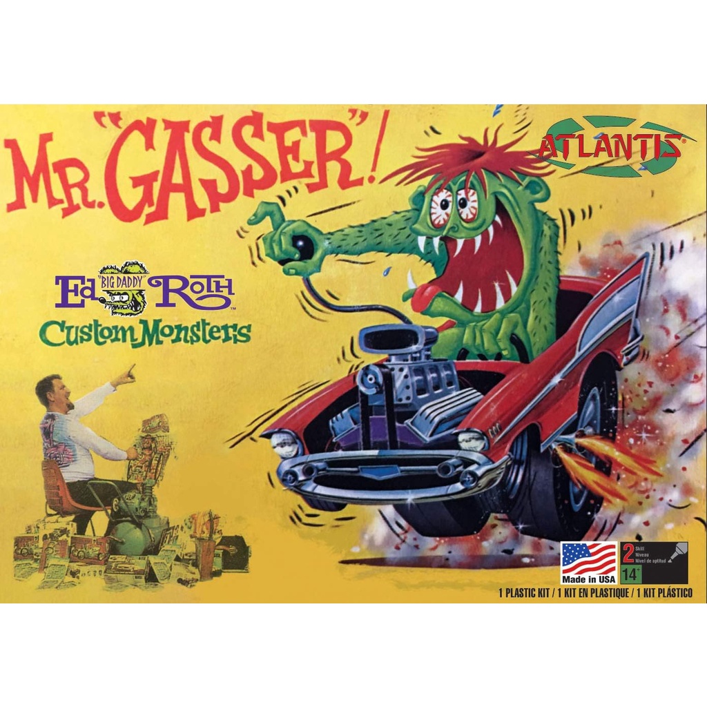 Ed Roth Mr. Gasser Kit Atlantis Molde Revell plastimodelismo | Shopee ...