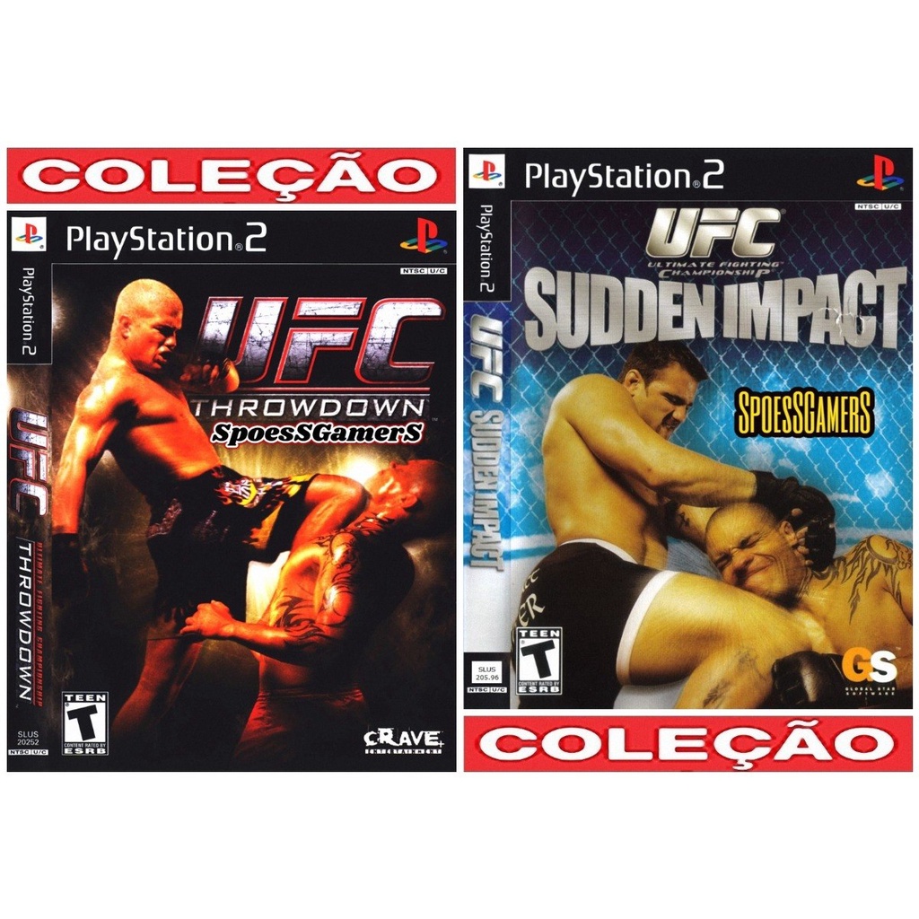 Ufc Throwdown E Sudden Impact Ps2 Patch Me | Shopee Brasil