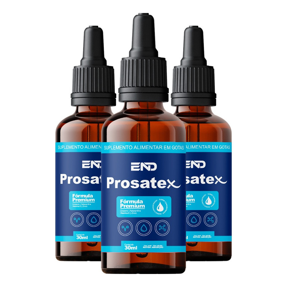 Kit 3 Prosatex Original Gotas 30ml | Shopee Brasil