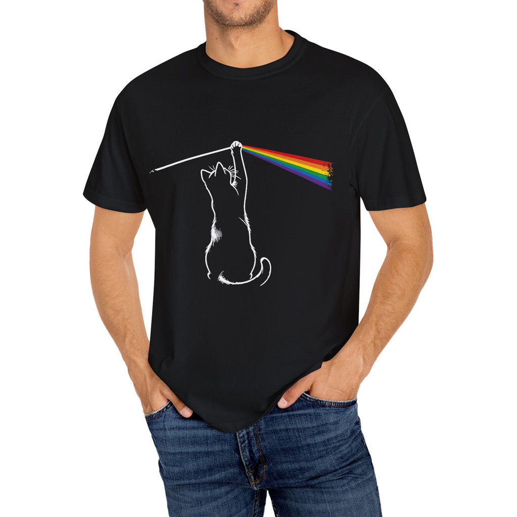 Camiseta Masculina Gato Rock Musica Pink Floyd Cat Floyd | Shopee Brasil