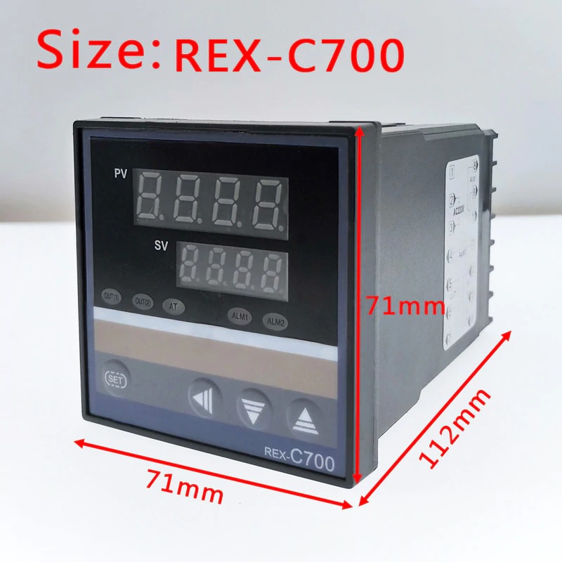 Controlador De Temperatura Rex Pid C-700 Relay (B6) | Shopee Brasil