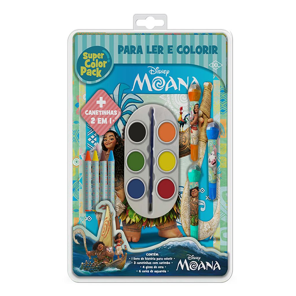 Disney super color pack moana | Shopee Brasil