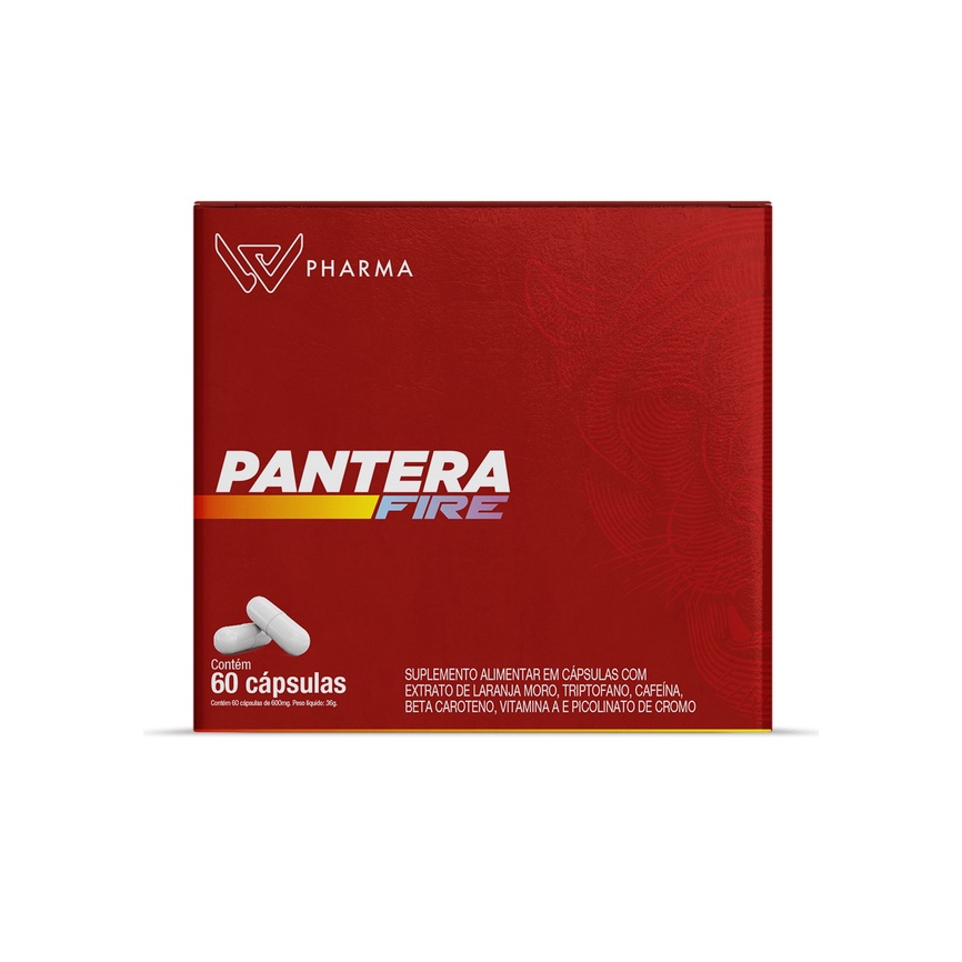 Pantera Fire com 60 cápsulas Prowin | Shopee Brasil