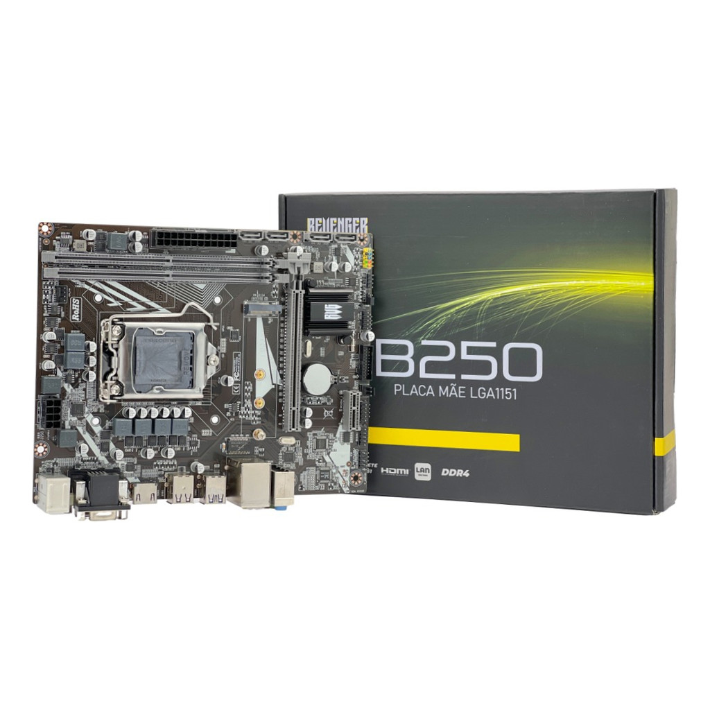 Placa Mãe Intel Lga1151 Usb 3.0 Chipset B250 Intel 32gb Ddr4 | Shopee Brasil