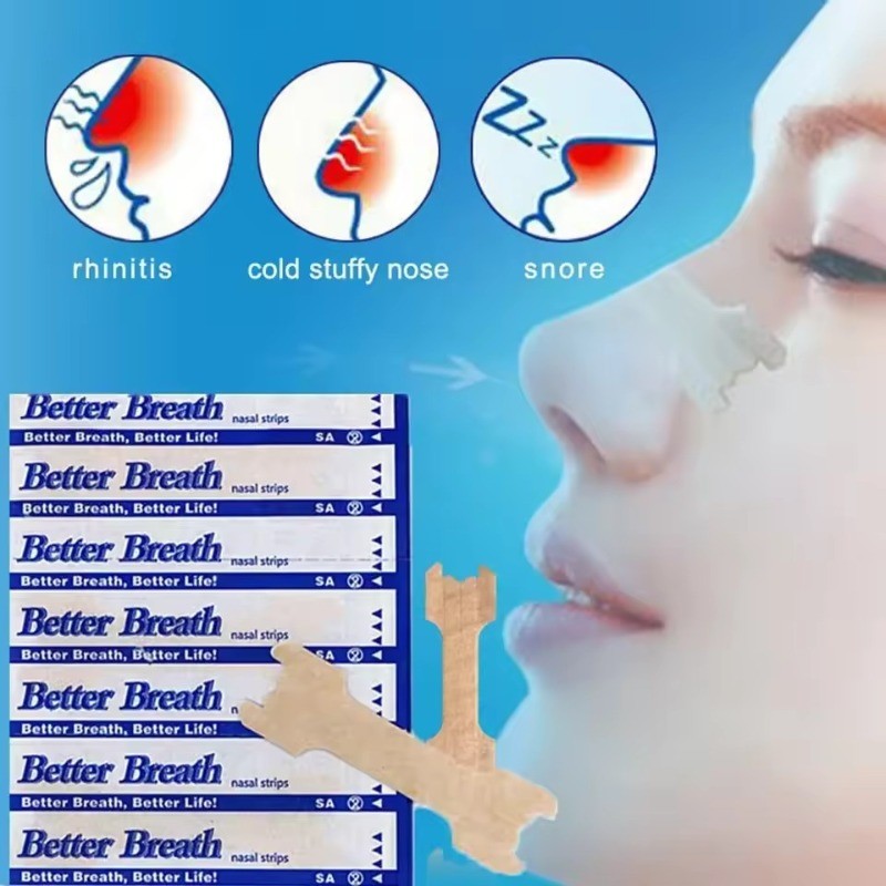30 Unidades De Adesivo Nasal De Ventilação-Tiras Nasais De Respiração ...