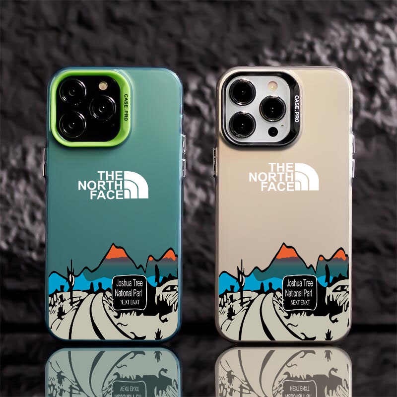 Caixa Telefônica De Luxo Fosca Dura The North Face Europa E América Da Moda Compatível Para ...