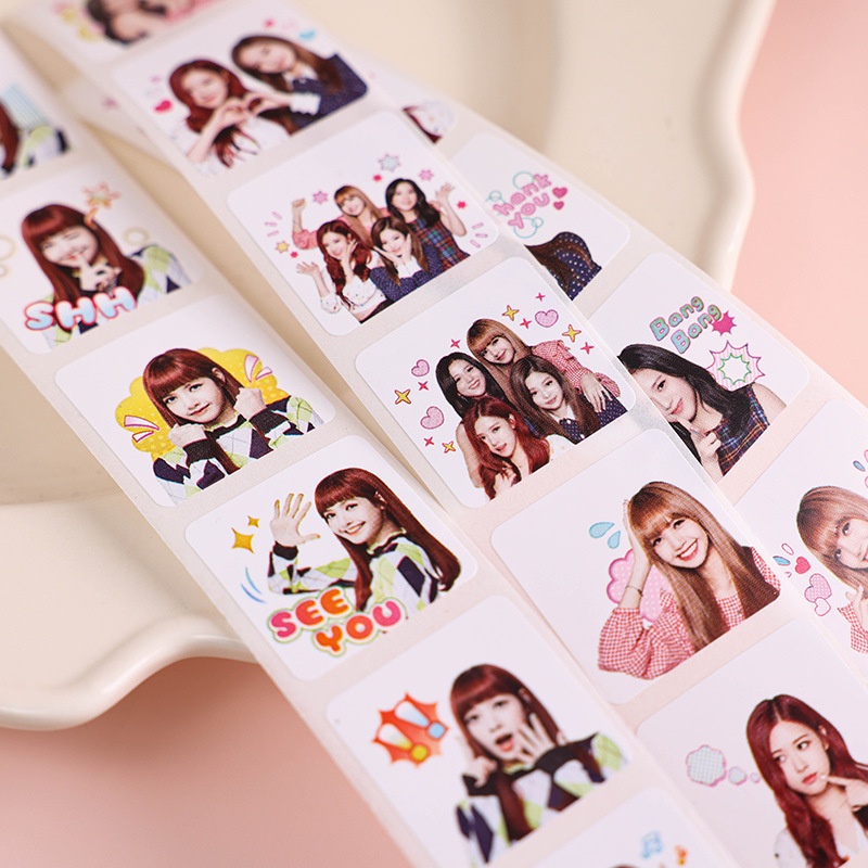 500PCS Stickers Autocolantes de Vedação de Rolo para Capacete BLACKPINK ...