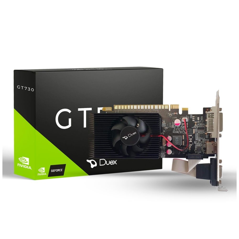 Placa De Vídeo 4gb Nvidia Geforce Duex Gt730 Ddr3 128bit | Shopee Brasil