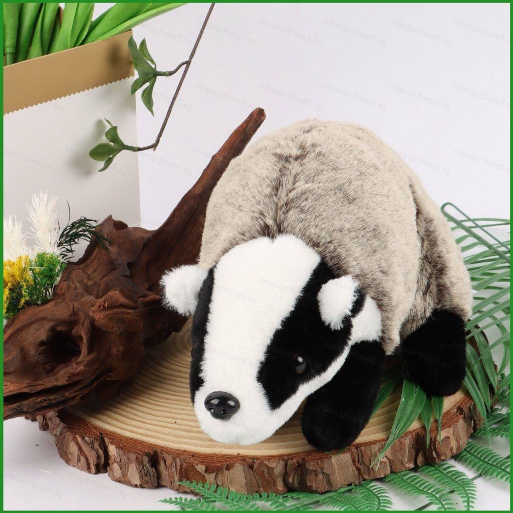 Novo5 Simulação Badger Plush Dolls For Kids Home Decor Baby Educational ...