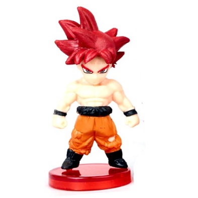 Red Goku - Super Saiyajin Deus - Miniatura - Dragon Ball Z - DBZ ...