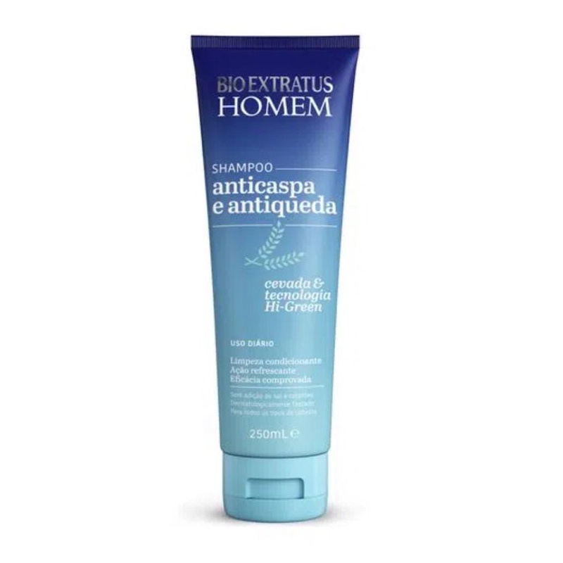 Shampoo Homem Anticaspa e Antiqueda Bio Extratus 250ml | Shopee Brasil