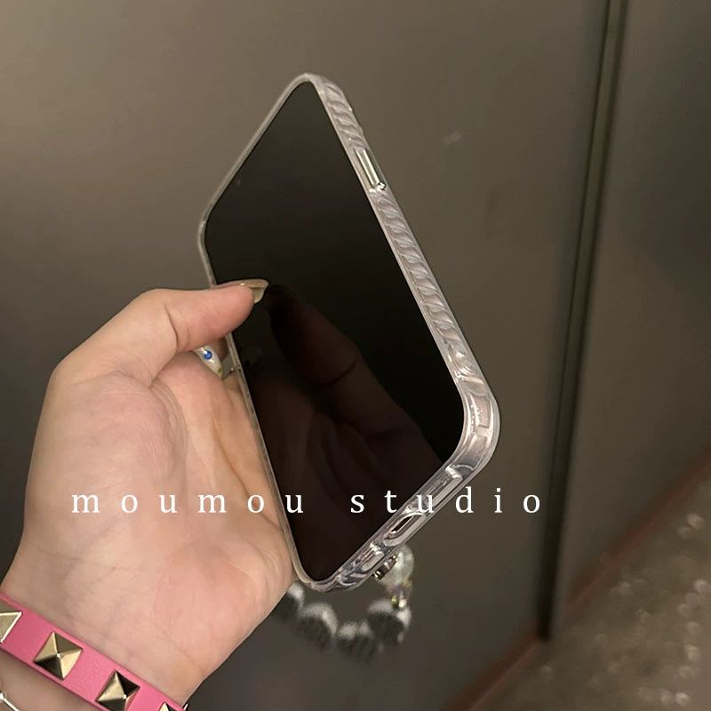 Japonês & Coreano INS Style Babes galvanizado chapeamento de prata para Iphone 15 Pro Max 14 13 ...
