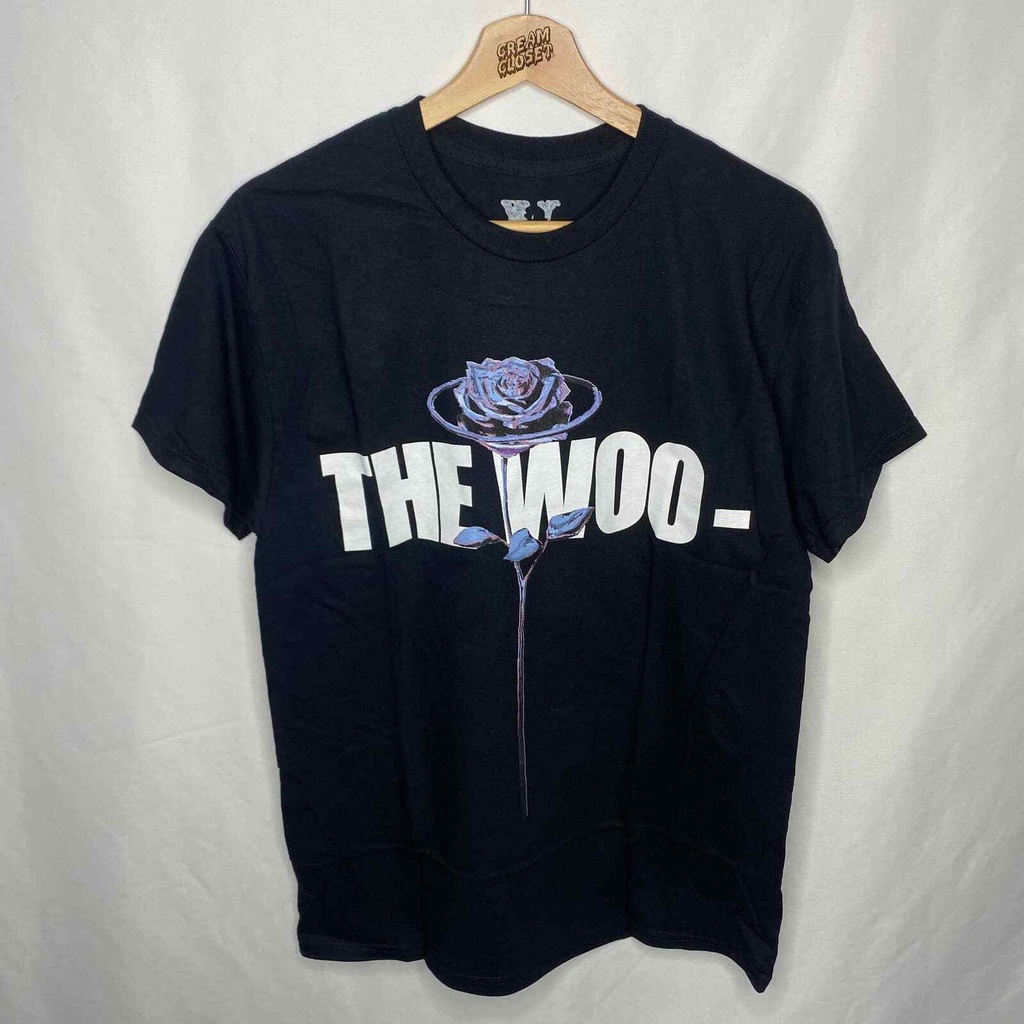 Camisa De Presente 2024 VLONE x Pop Smoke Shoot for The Stars A Tee Woo ...