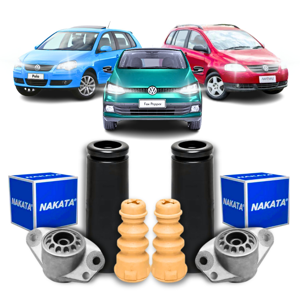 Kit Coxim Batente Amortecedor Traseiro Fox Crossfox Spacefox Polo ...