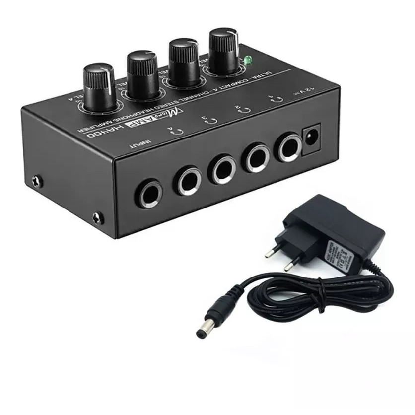 Amplificador Fone De Ouvido Shansonic Ha400 Poweclik - ENVIO IMEDIATO ...