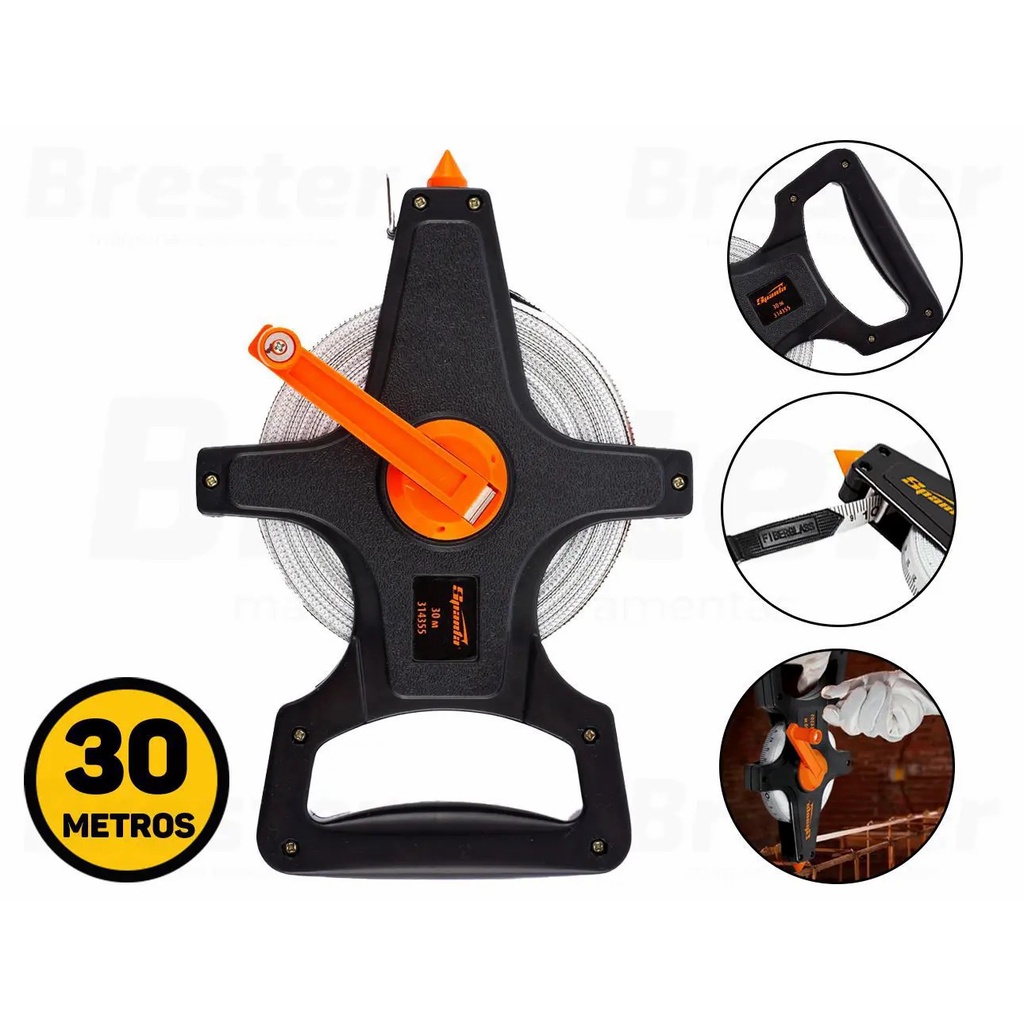 Trena Longa Fita PVC Aberta 30 Metros X 10MM Grande | Shopee Brasil