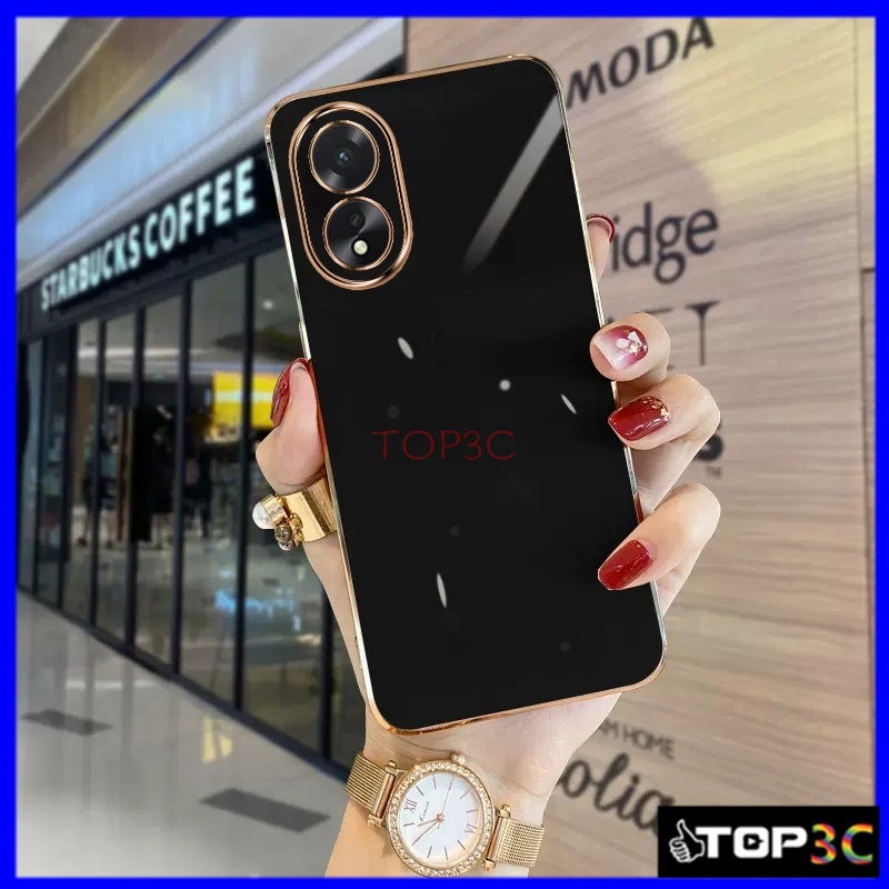 Estojo OPPO A60/A18/A38/A58/A78 4G/A17 5G/A98 5G De Telefone De Borda Reta ZB | Shopee Brasil