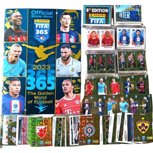Kit Completo Figurinhas Fifa 365 Panini 2023 - Originais | Shopee Brasil
