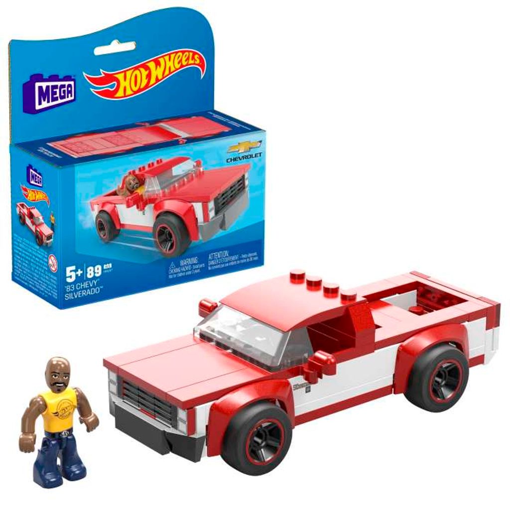 Bloco de Montar - MEGA - Hot Wheels - 83 Chevy Silverado MATTEL ...