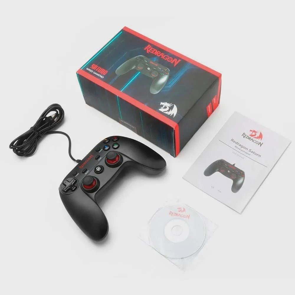 Controle Joystick Usb Redragon Saturn G807 Preto | Shopee Brasil