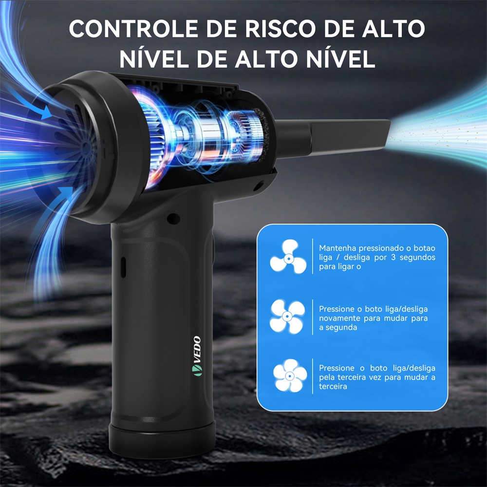 （Novo em stock）Mini Soprador De Pó De Computação Usb Portátil ...
