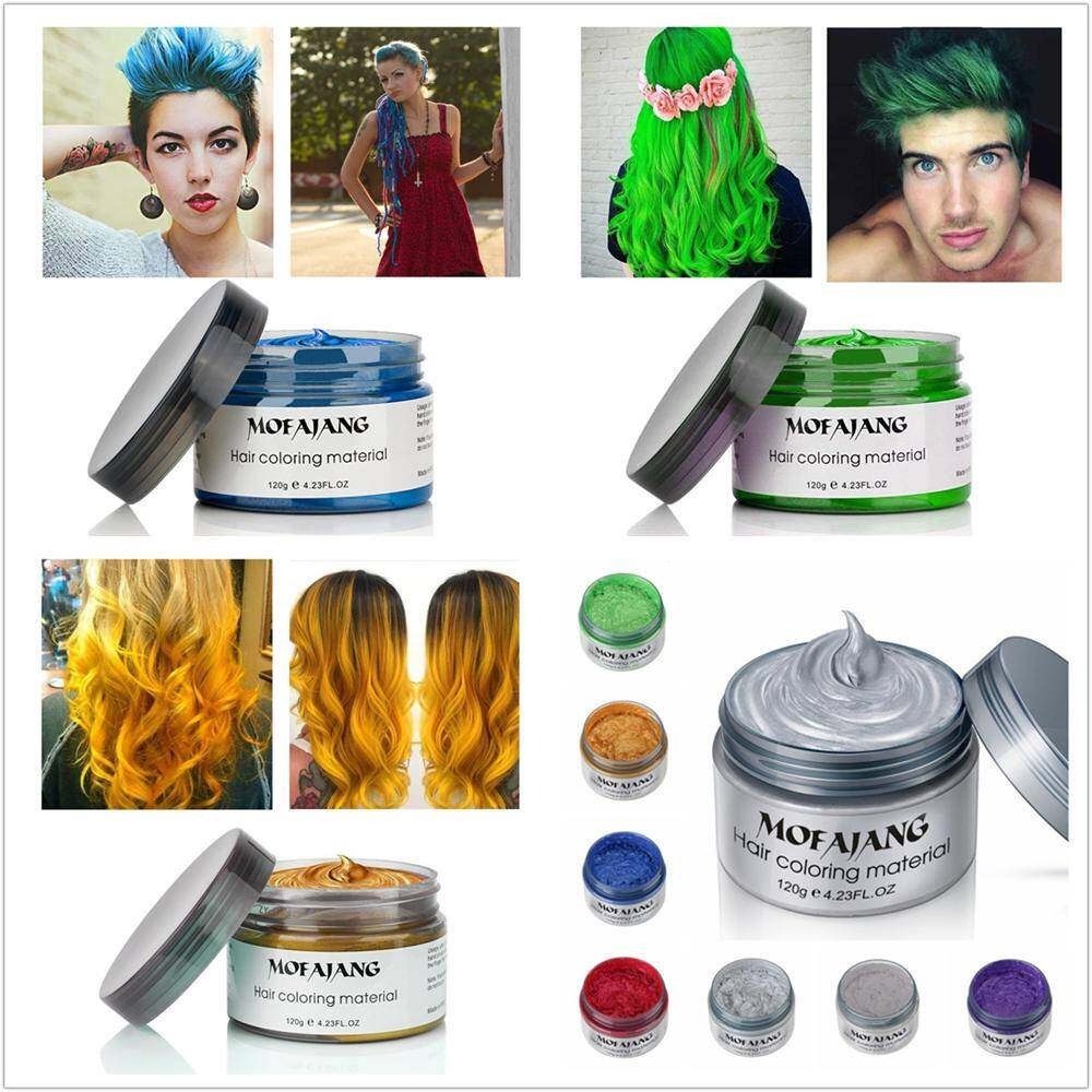 Mofajang creme de laca/coloração temporária/creme de cabelo para fazer ...