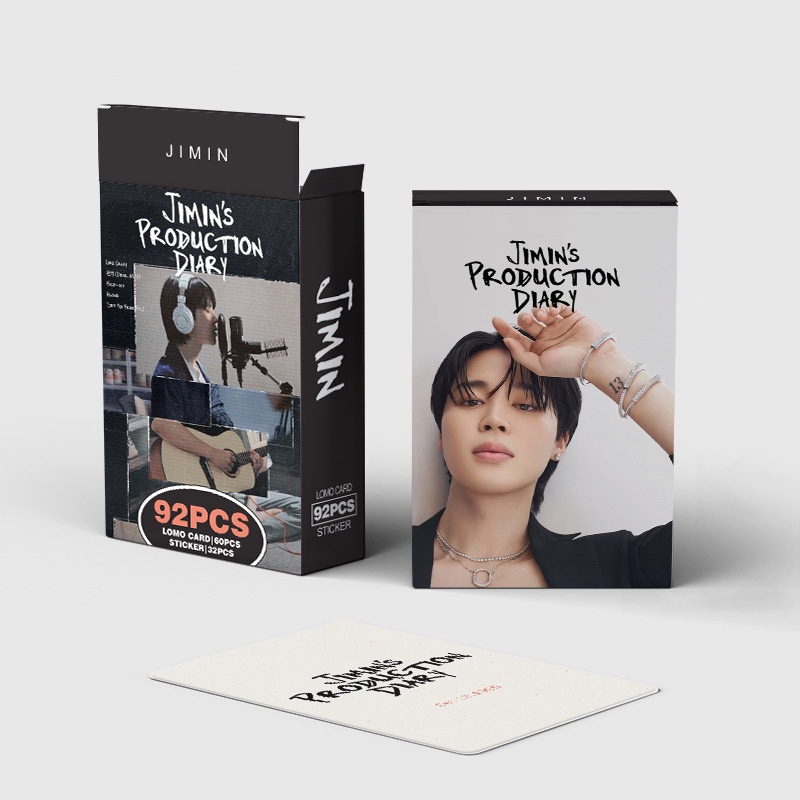 92pcs/box JIMIN SOLO Cartões Lomo BT-S Álbum FESTA 10o Aniversário FACE ...
