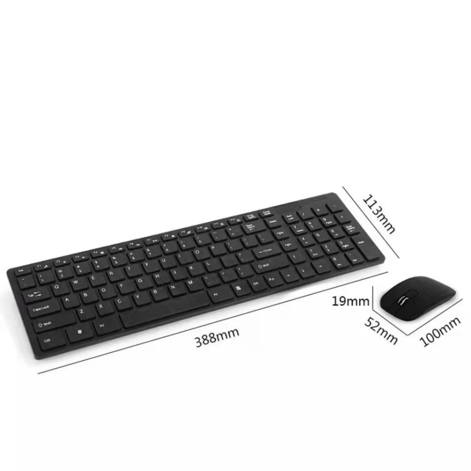 Kit K06 Teclado E Mouse Sem Fio 2.4ghz 3200dpi Óptico | Shopee Brasil