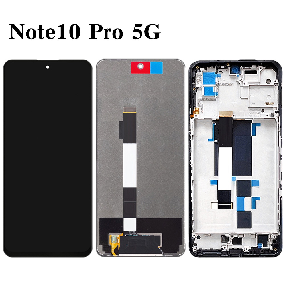 6.6" Vivid Tela Para Xiaomi Redmi Note 10 Pro 5G Frontal Display Lcd Touch Screen Poco X3 GT ...