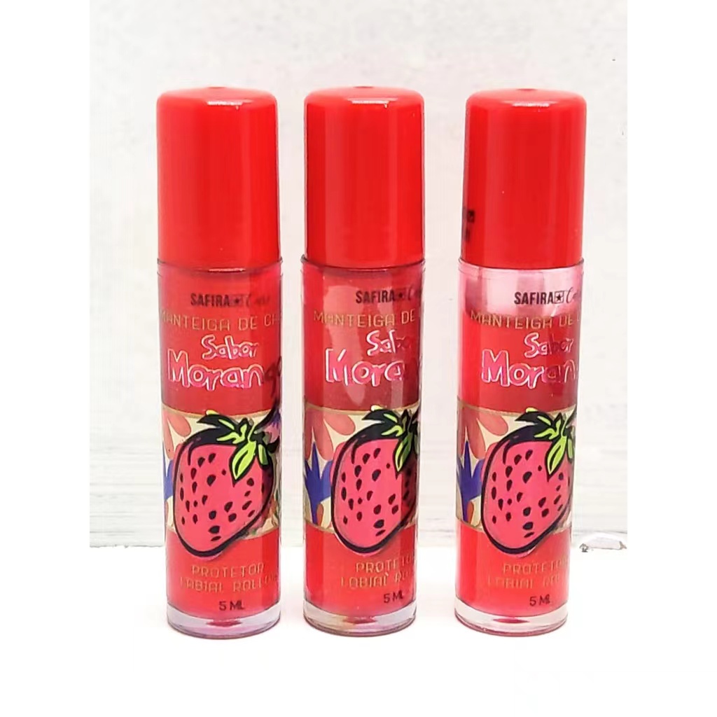 Manteiga de Cacau Sabor Marango OU TUTTI FRUTTI Protetor Labial Rollon ...