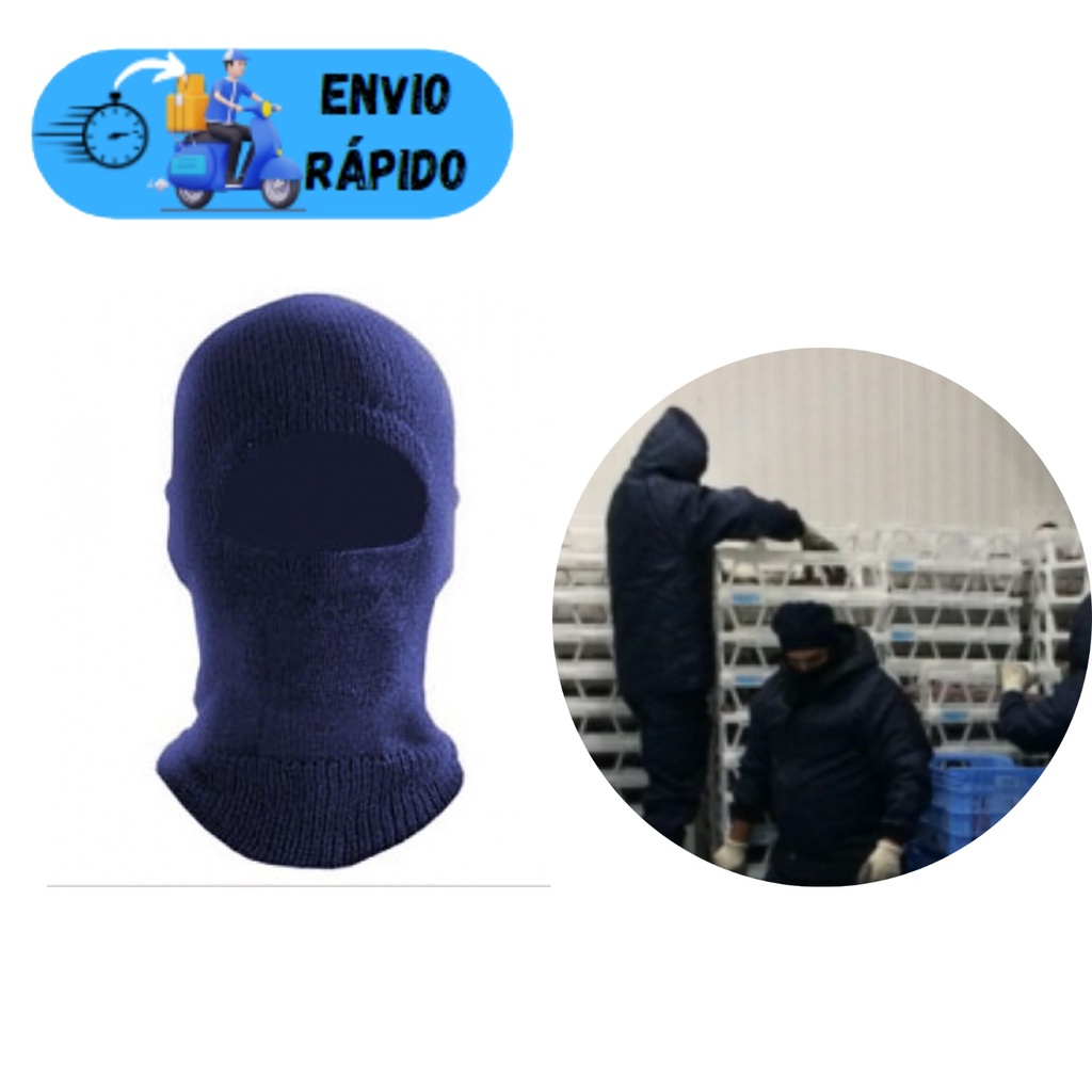CAPUZ QUALIFLEX NINJA LÃ AZUL MARINHO TÉRMICO PARA BAIXA TEMPERATURA CA ...