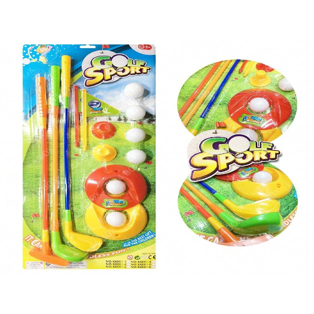 Mini Golf Golfe Infantil Brinquedo com Tacos Bolinhas e Buracos ...