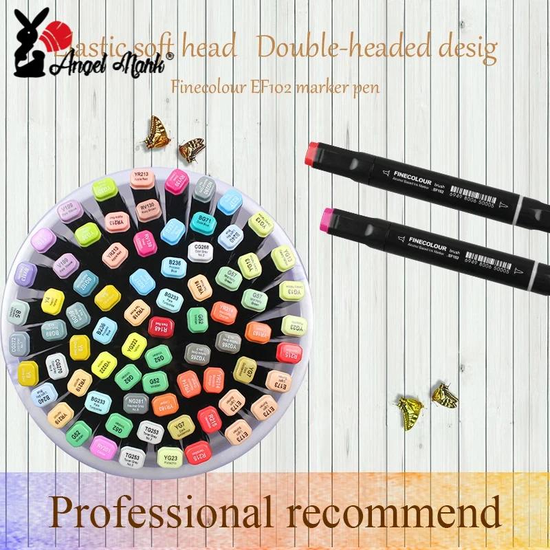 Caneta Marcadora Angel Mark Pintura 480 Cores Marcadores Coloridos De ...