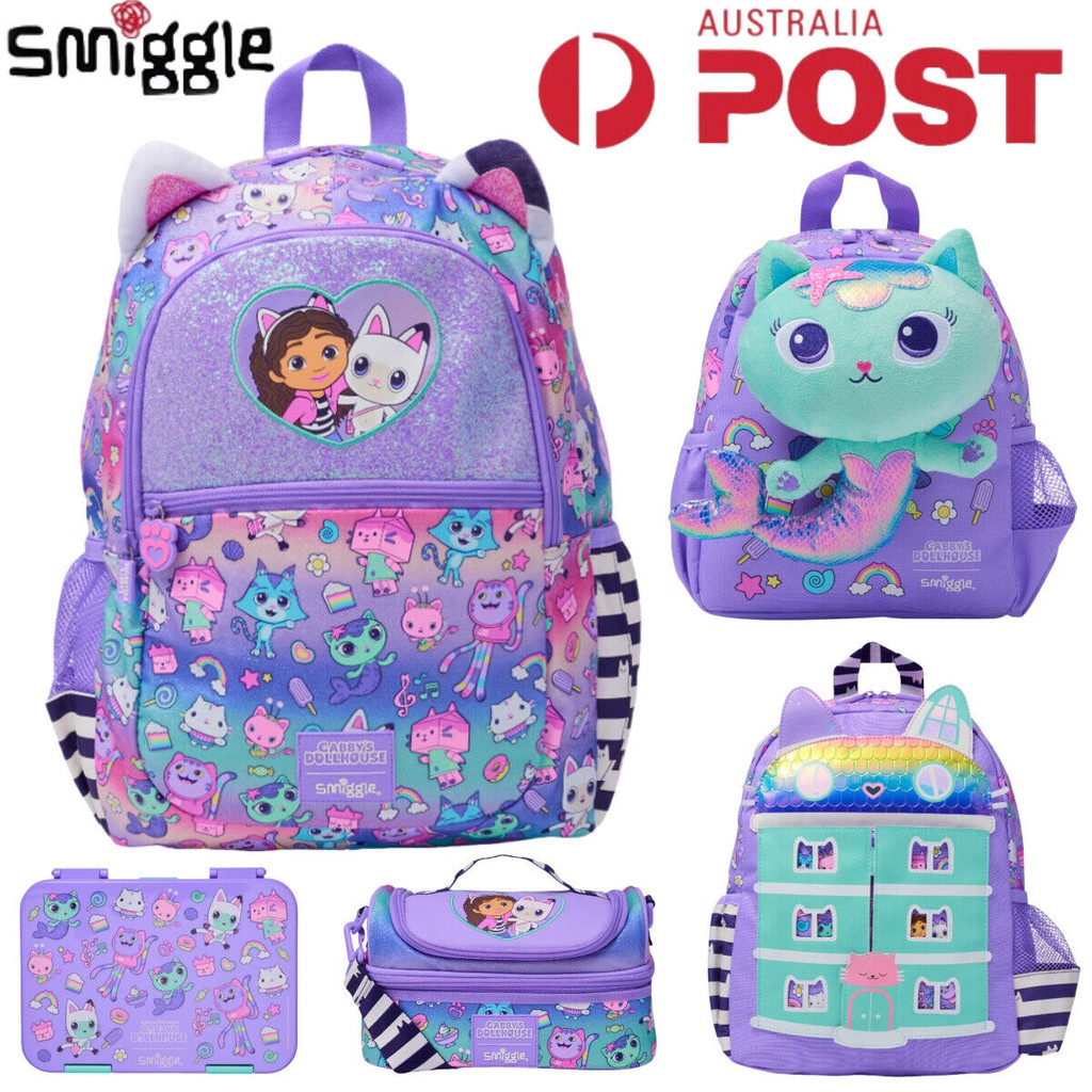 Girl Gabby's Doll House Pack Backpack Rucksack Kid School Shoulder Bag ...