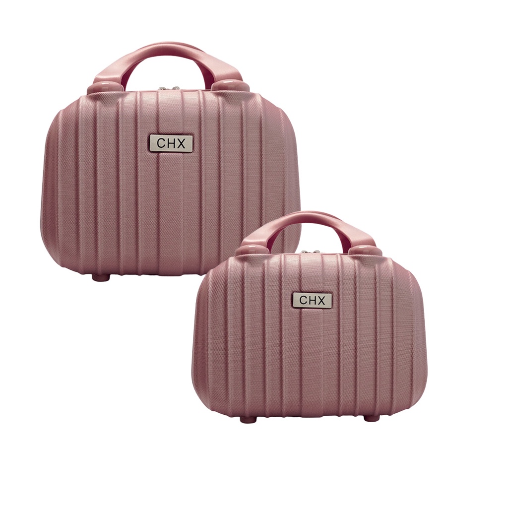 Conjunto Frasqueira Viagem Rígida Necessaire Organizador Mão Bagagem Leve Resistente Abs ...