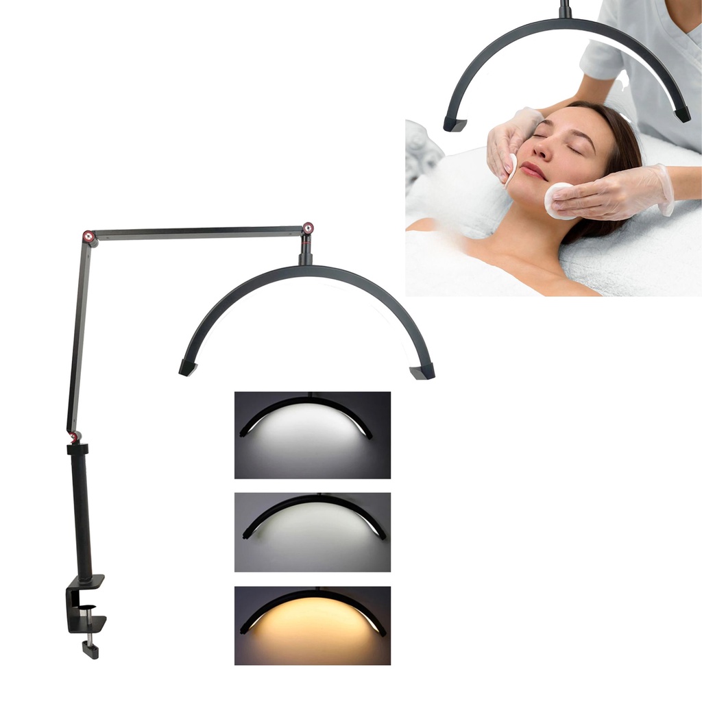 Luminária Led Ring Light Extensão Cílios Estética Meia Lua | Shopee Brasil
