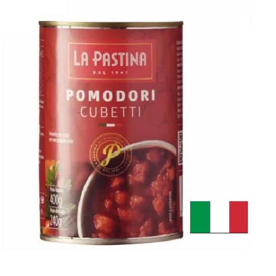 Pomodori Cubetti La Pastina - Tomate 400g | Shopee Brasil