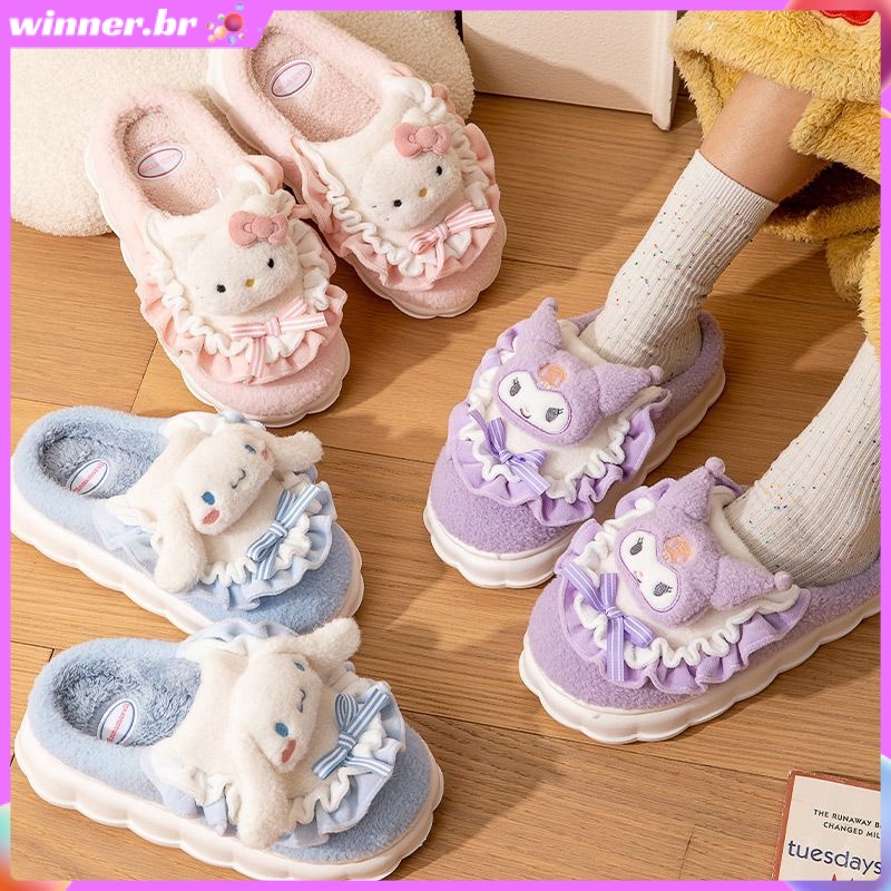 Sanrio Melody Cinnamoroll Hello Kitty PomPomPurin Cute Cartoon Plush ...