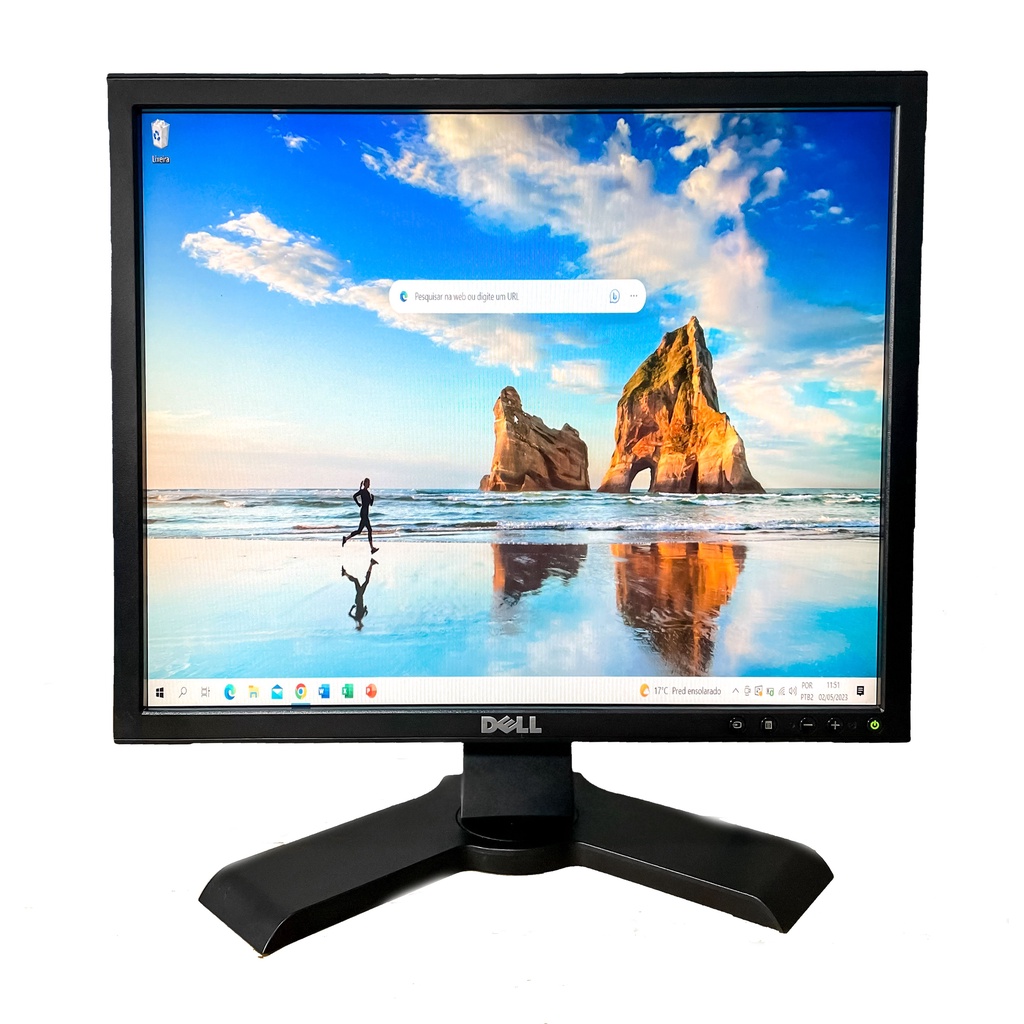 Monitor Dell 19 Polegadas P190St Quadrado VGA DVI 60Hz Rotação e Ajuste ...