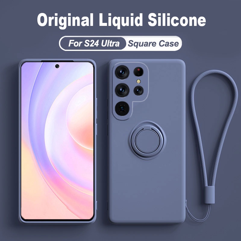 Capa Para S24 Ultra Samsung Galaxy S24 S24 Plus S23 S24 + S24Plus S24Ultra Funda De Silicone ...