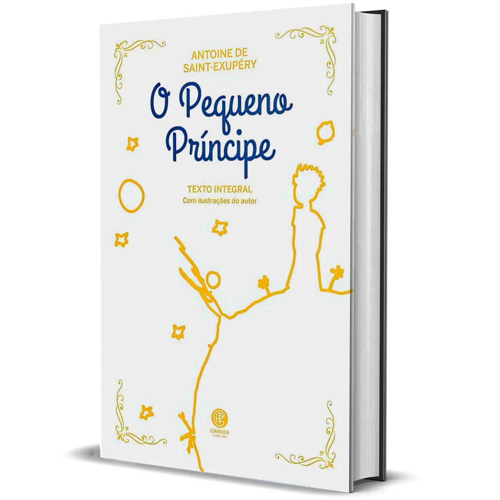 Livro O Pequeno Príncipe - Ed. Luxo Capa Almofadada Série Ouro - Antoine de Saint-Exupéry ...