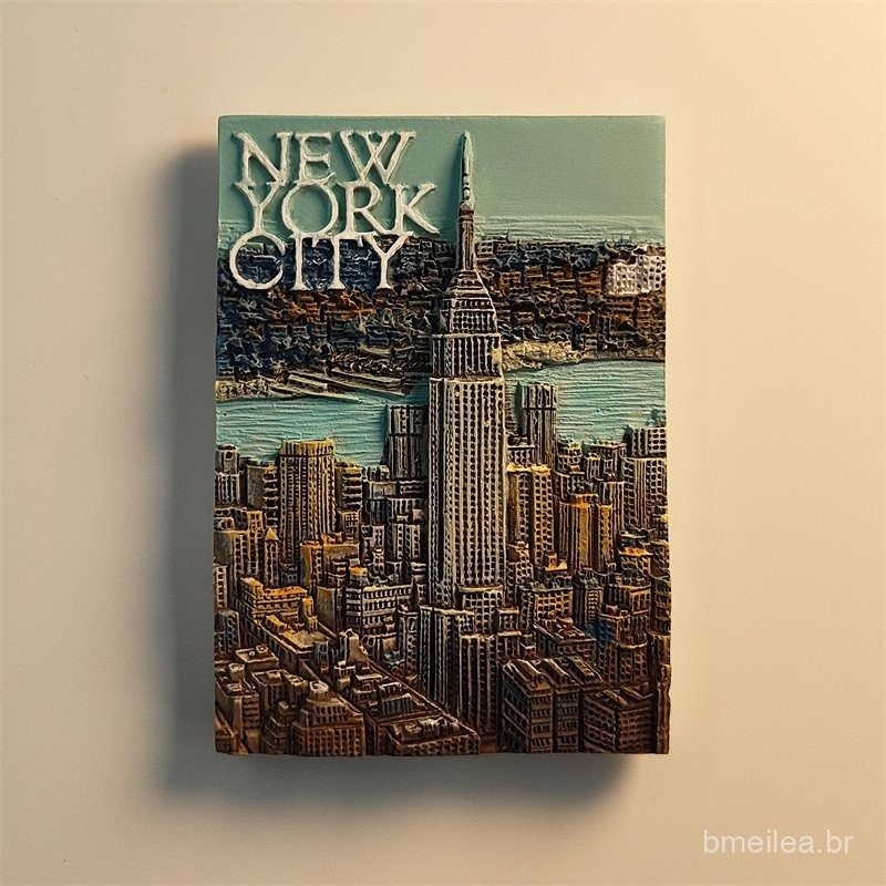 Suvenirs Turísticos do Edifício de Landmark de Nova York Decoração 3D ...