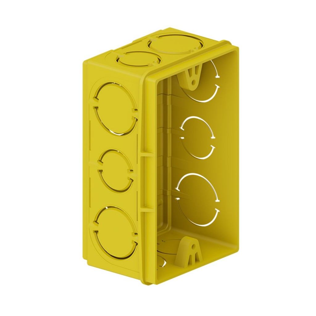 Caixa de Luz Plástica Fixa Amarela Tigre 4"x2" – Eficiência e Segurança ...