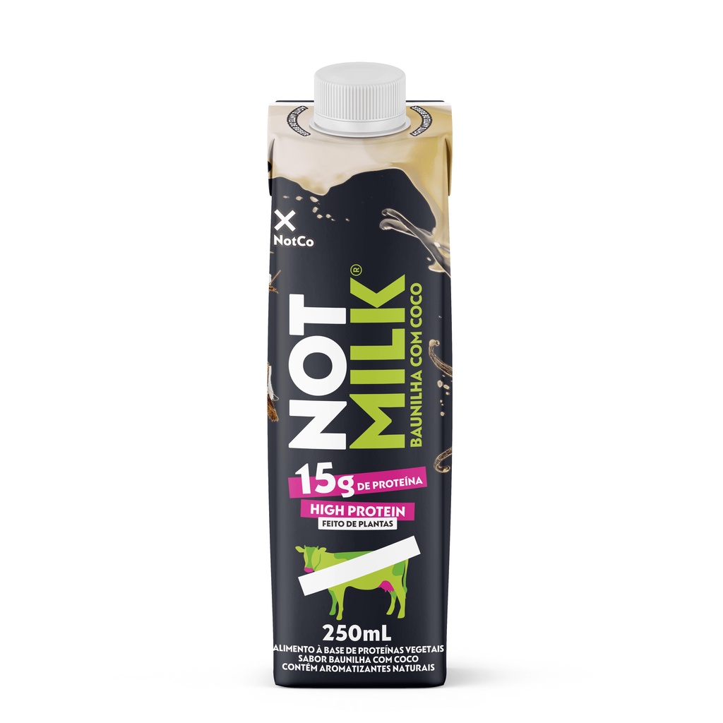 Bebida Proteica NotCo NotMilk High Protein Baunil Coco 250ml | Shopee ...