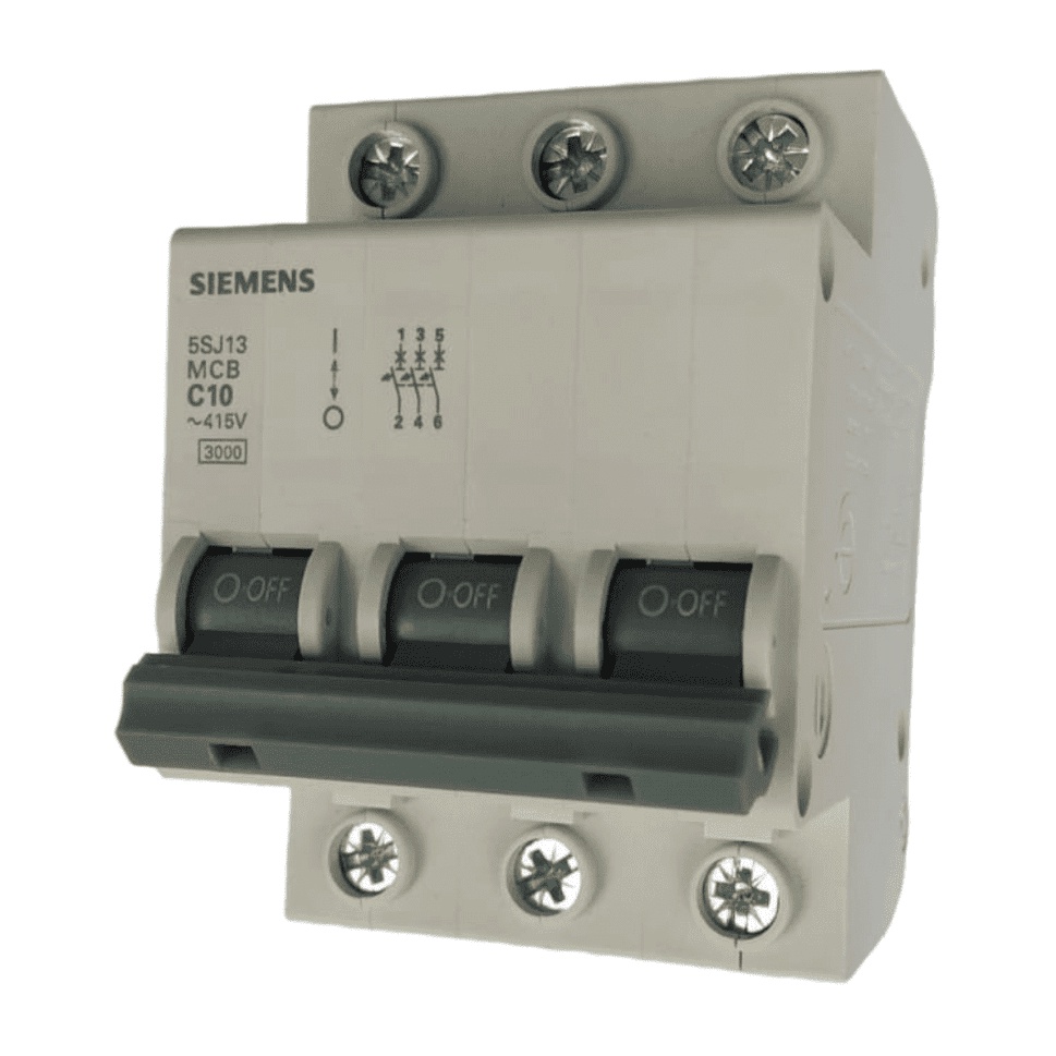 DISJUNTOR TRIFÁSICO TRIPOLAR MINI DIN CURVA C 5SJ1 SIEMENS | Shopee Brasil