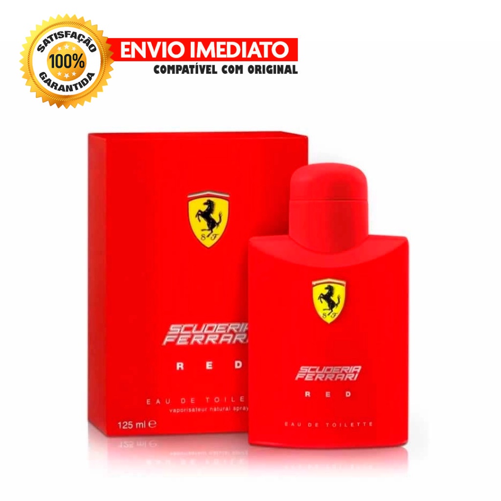 Perfume Masculino Fragrância Importada Ferrari Red - Oferta Exclusiva ...