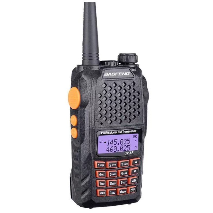 Radio Ht Walk Talk Dual Band Uhf Vhf Fm Baofeng Uv-6r 7w | Shopee Brasil